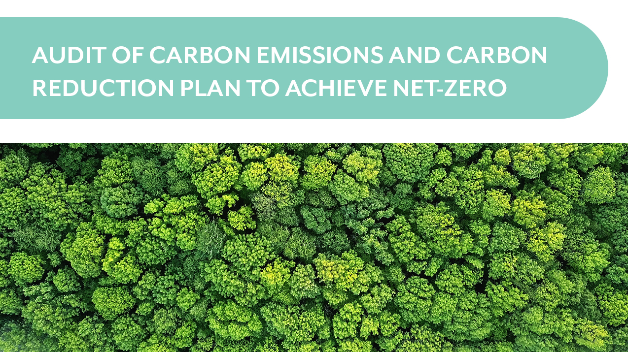 Audit of carbon emissions and carbon reduction plan to achieve net-zero - HCR Law