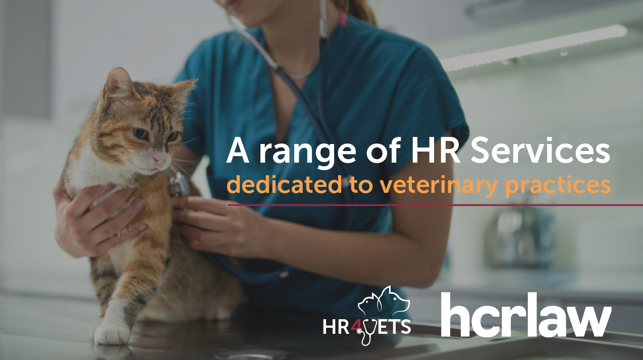 A range of HR Services dedicated to veterinary practices - HCR Law